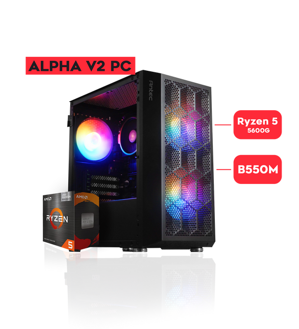 ALPHA PC V2 / RYZEN 5 5600G / B550M – Random Access Mexico