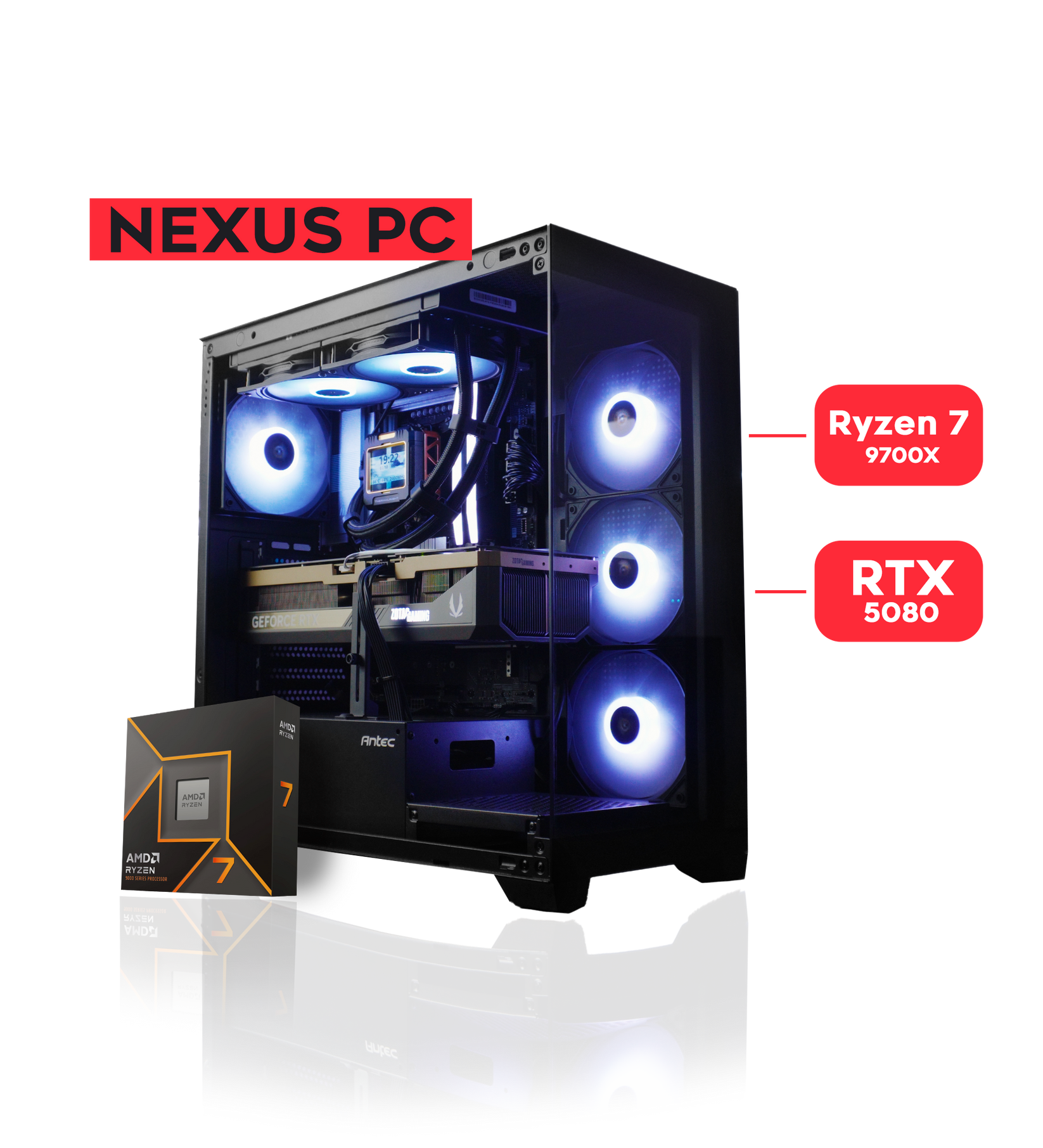 NEXUS PC / RYZEN 7 9700X / RTX 5080 – Random Access Mexico
