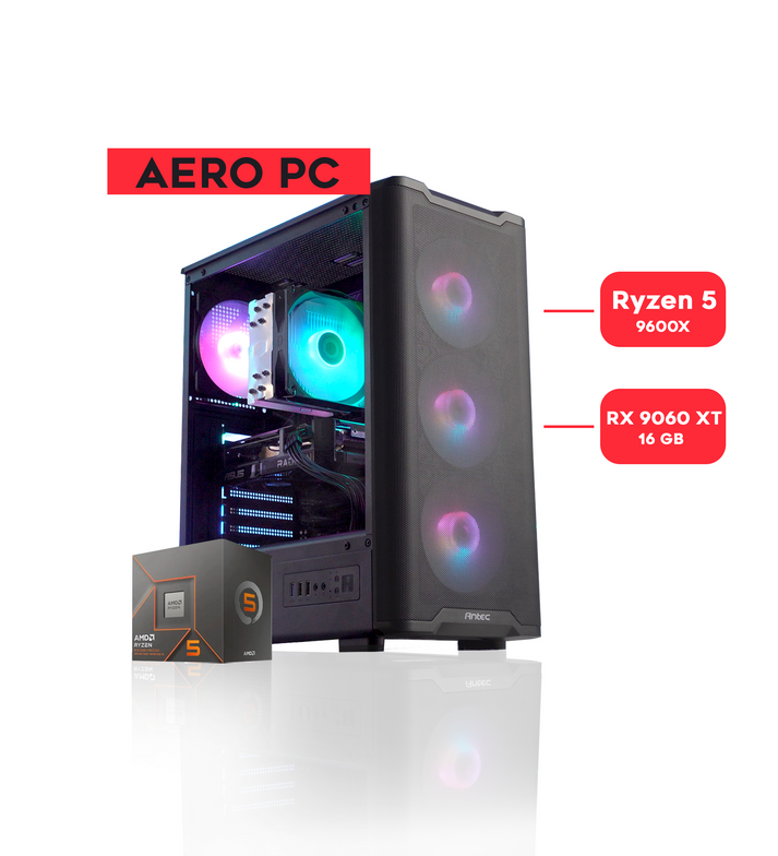 AERO PC / RYZEN 5 9600X / RX 9060 XT 16GB – Random Access Mexico